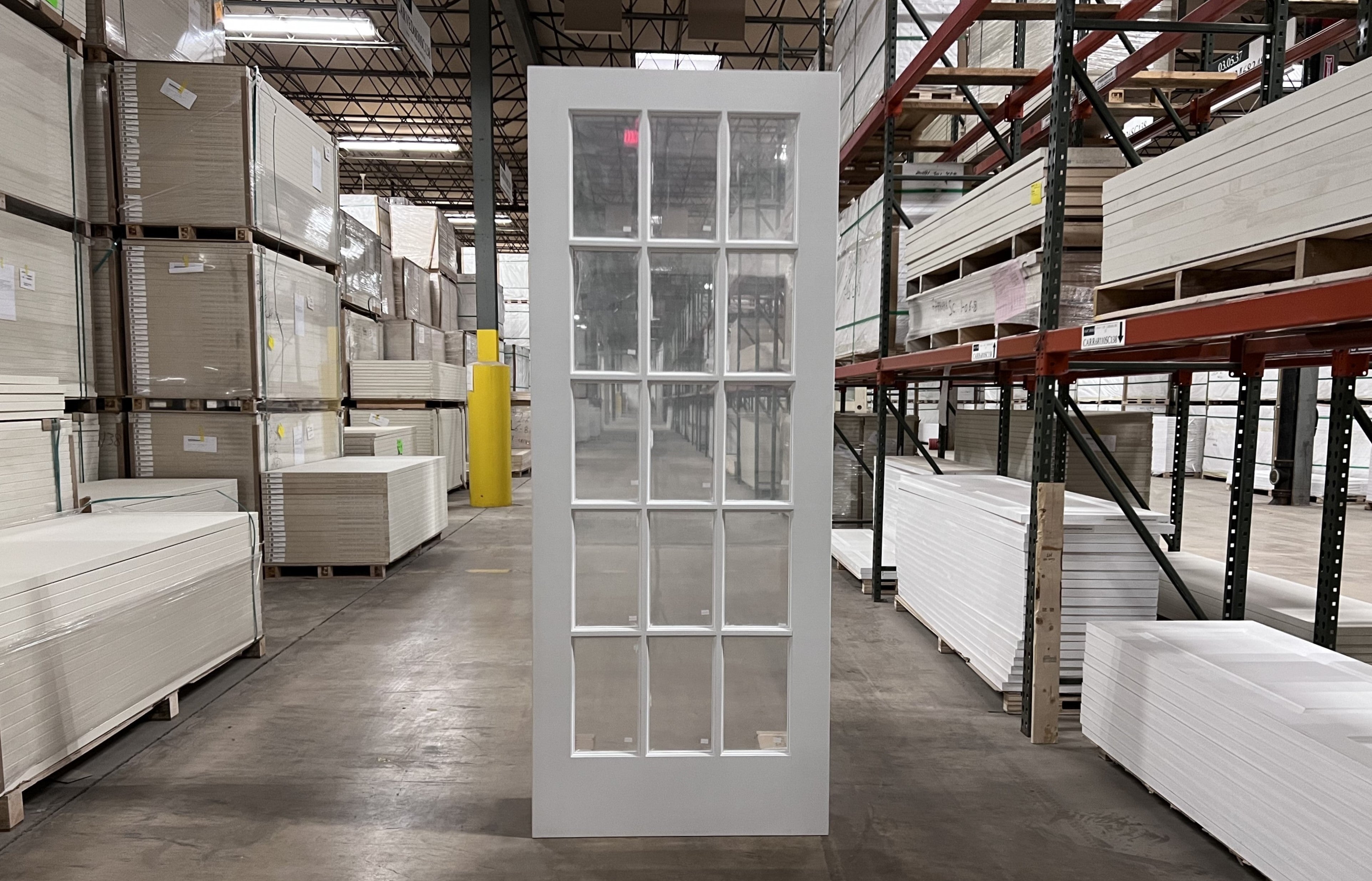 15 Lite French Clear Primed Slab 6'8" (80") 1-3/8 – IMPRESSA DOORS